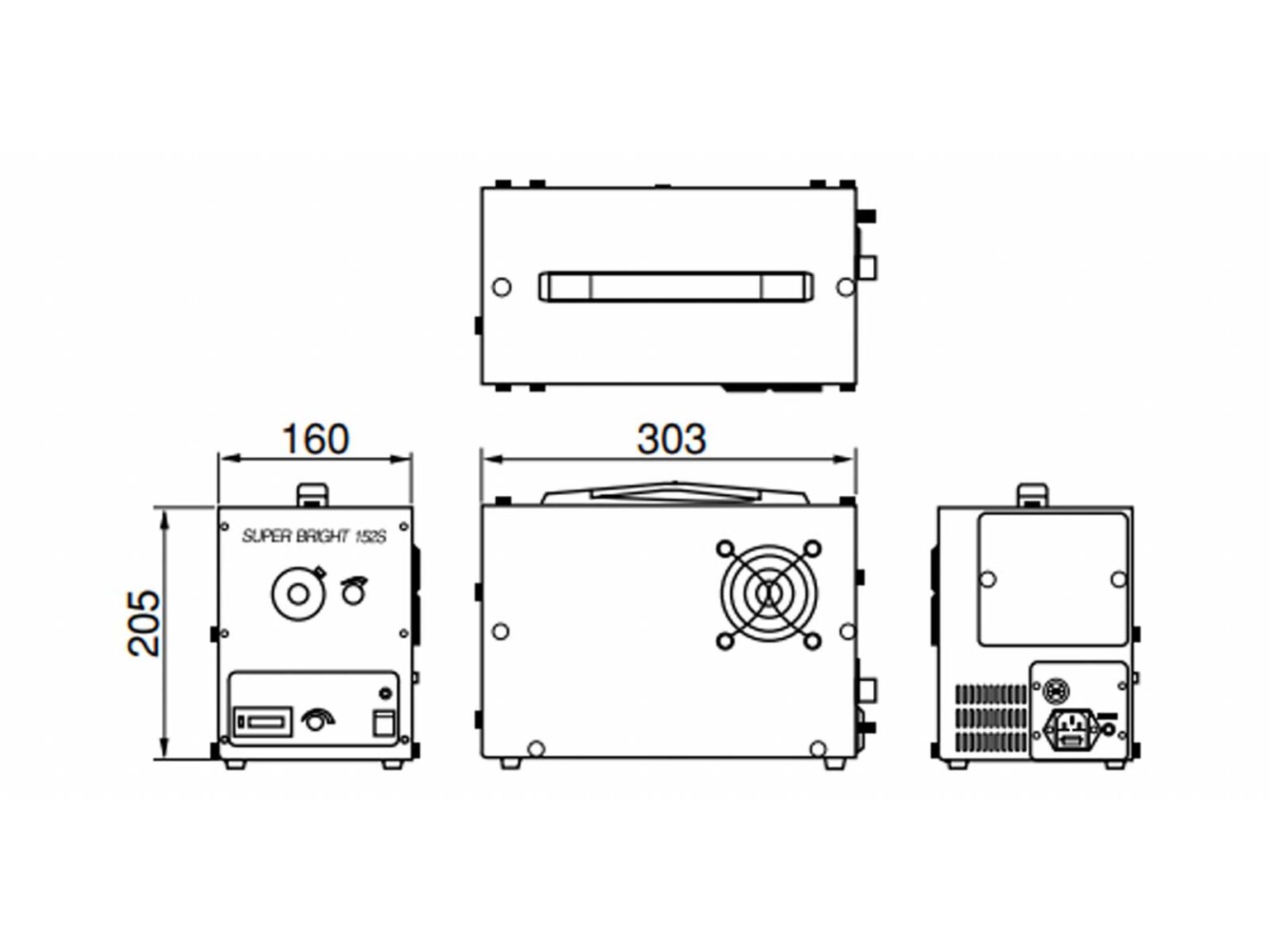 150Wキセノン光源装置 XEF-152S | 光学素子/光学機器の株式会社杉藤